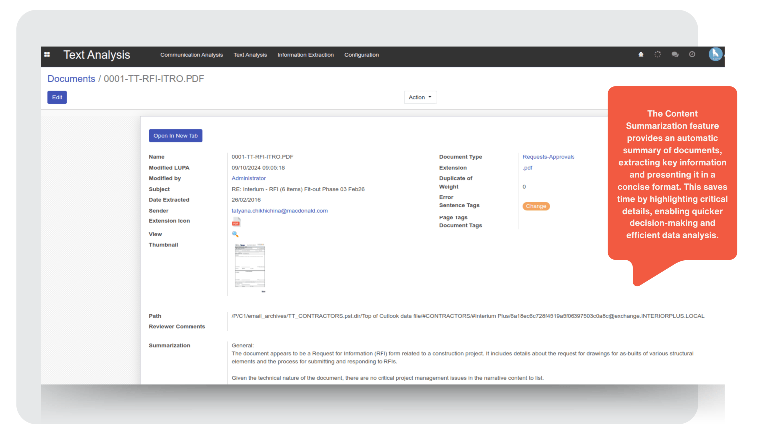 Features – LUPA