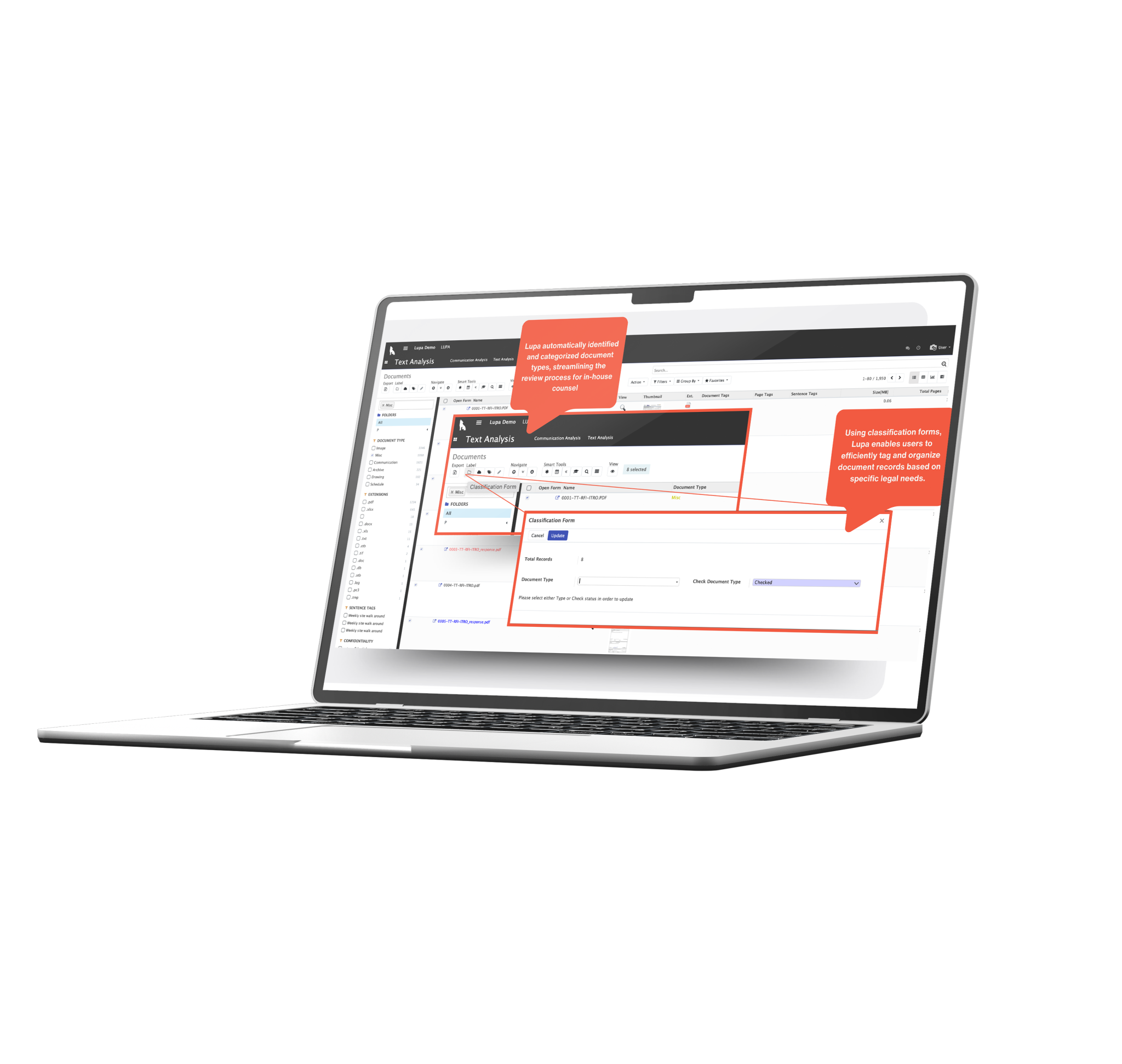 LUPA – AI-Powered E-Discovery And Data Mining SaaS For Construction And Law
